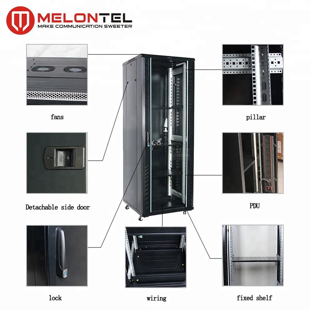 MT-6001 19 Inch Rack 42U 600*600mm Floor Server DDF Network Cabinet ...