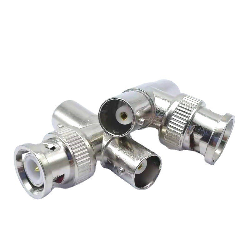 MT-7112 BNC Tee Surveillance Coaxial Adapter BNC To Q9 Connector T-Type ...