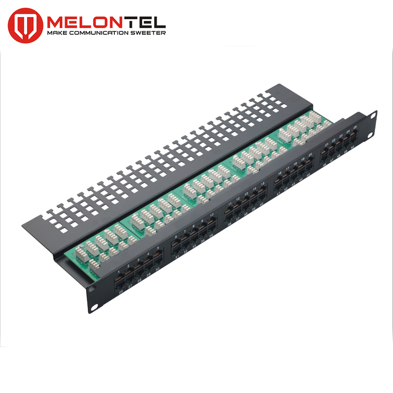 MT-4002 25 Port Cat.3 Voice Patch Panel RJ11 Patch Panel 50 Port ...