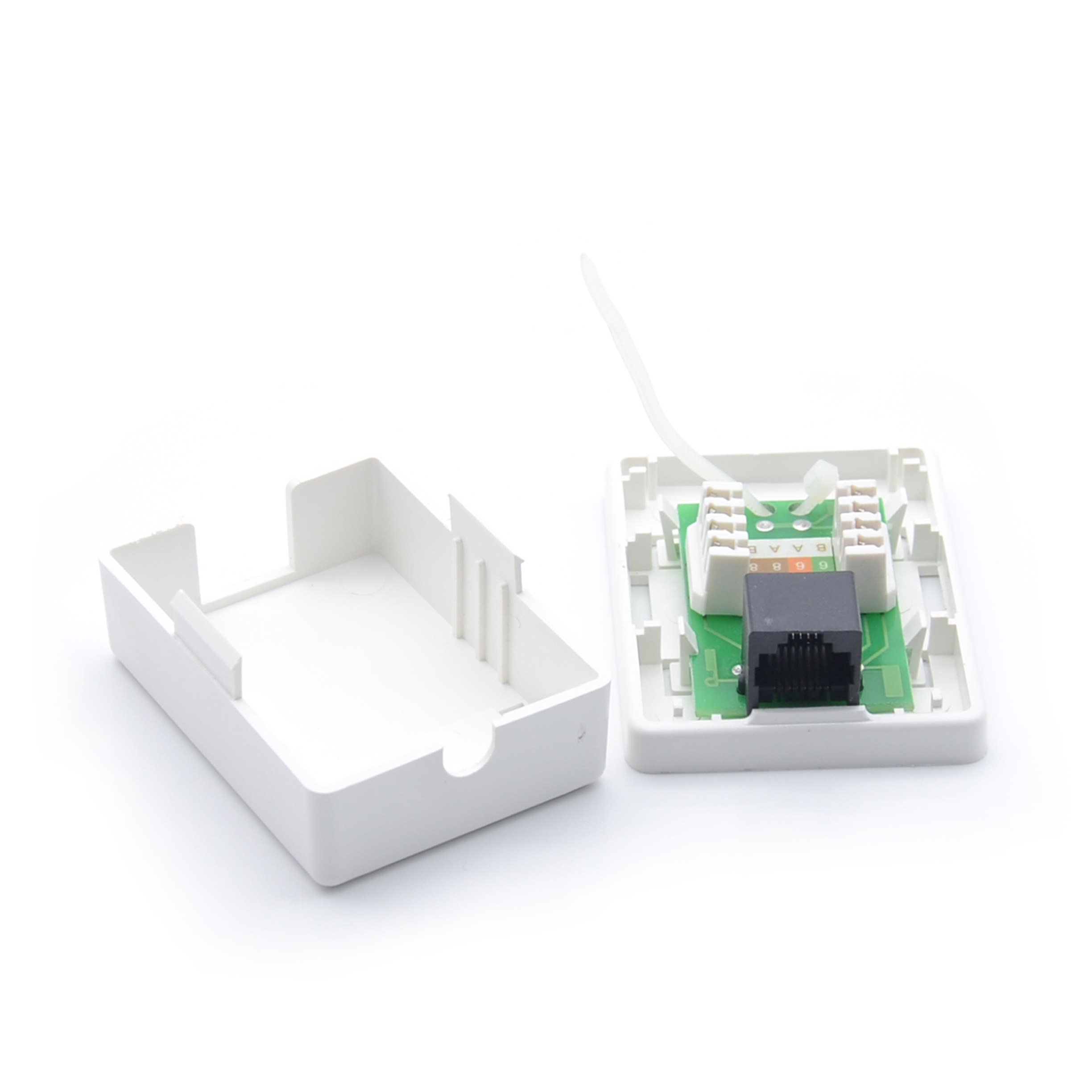 MT-5825 1 Port RJ45 Wall Outlet Single Port RJ45 Surface Mount Box CAT ...