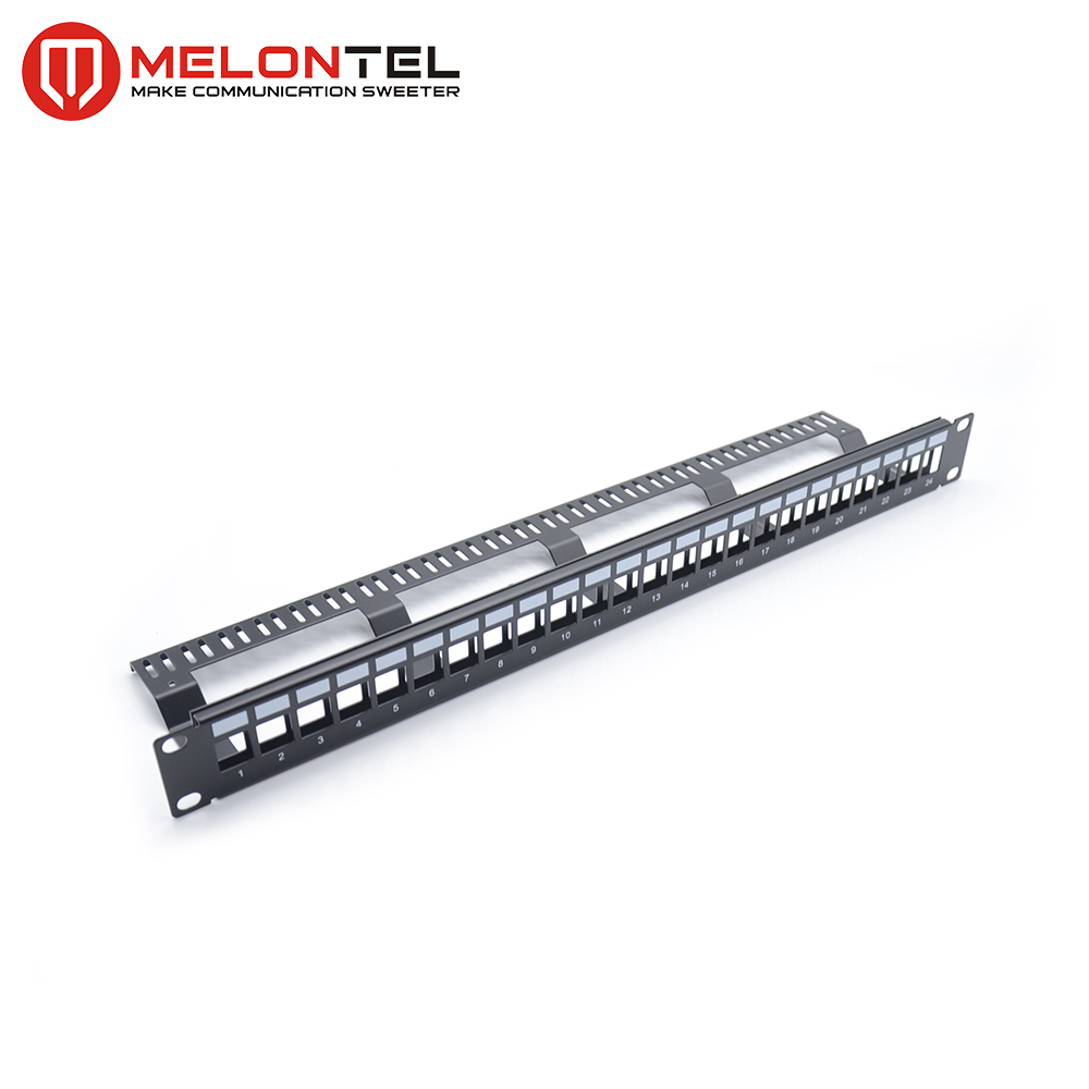 MT-4201 24 Port Unloaded Blank Patch Panel with Cable Manager - Buy ...