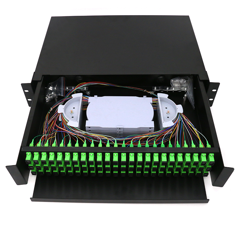 MT-1013 72 Port 2U Fiber Optic Patch Panel With Cable Manager SC UPC ...