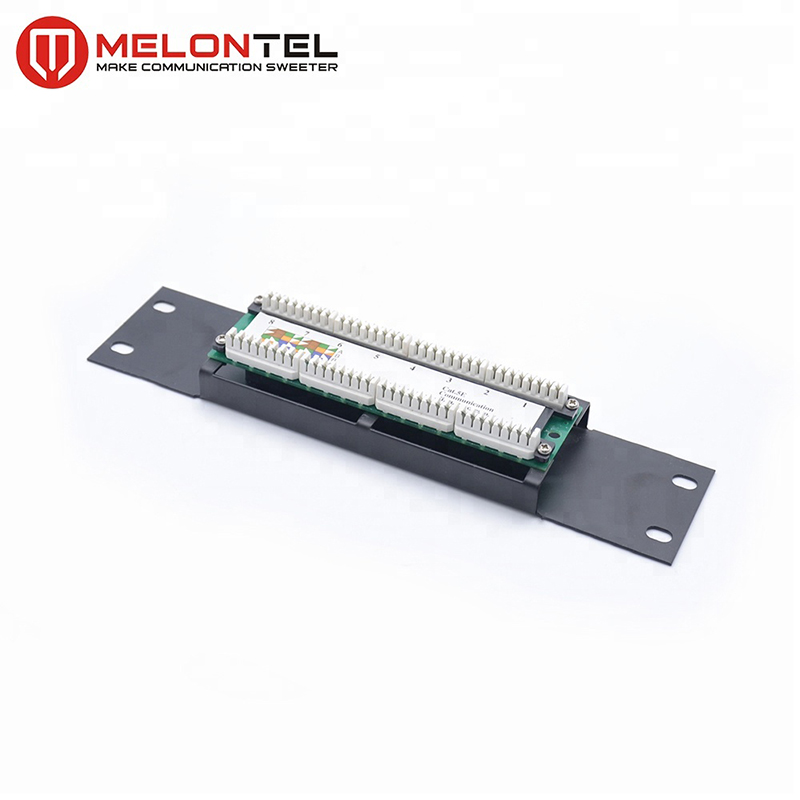 MT-4005 Wall Mount 8 Port CAT6 CAT5E Patch Panel 10 Inch Rack Mount ...