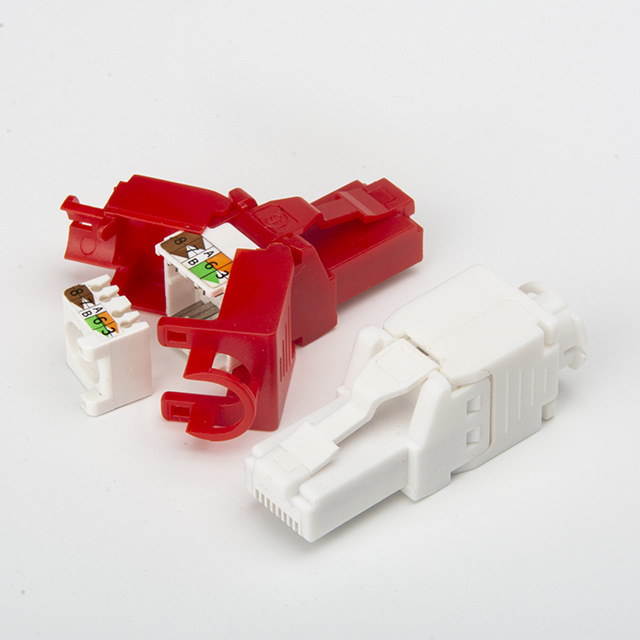 MT-5069 CAT5E CAT6 CAT7 Unshielded type toolless network keystone jack ...