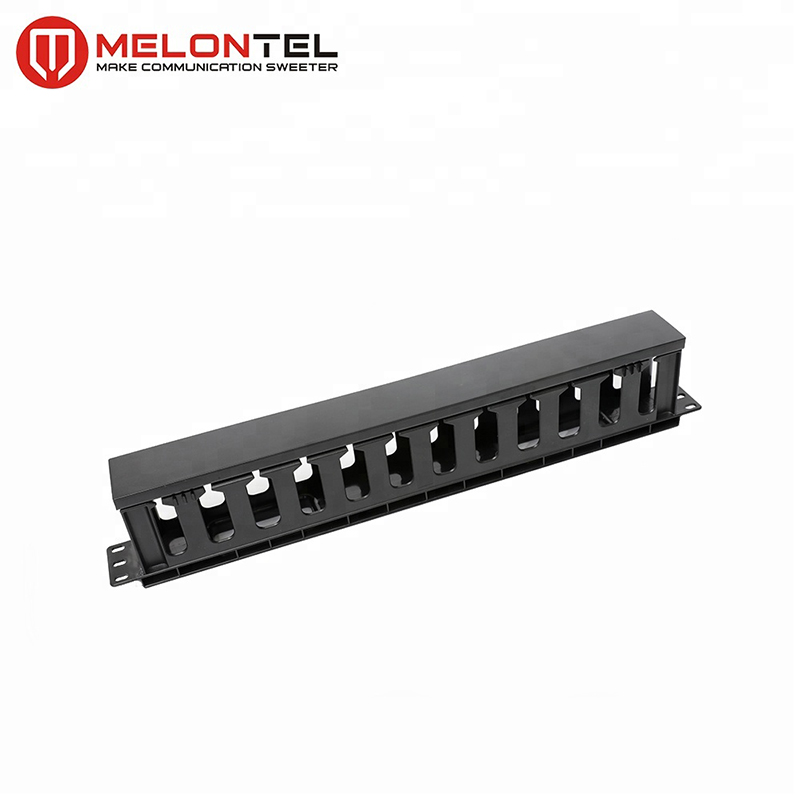 MT-4441 19 Inch Horizontal 1U Plastic Cable Manager Cable Organizer ...