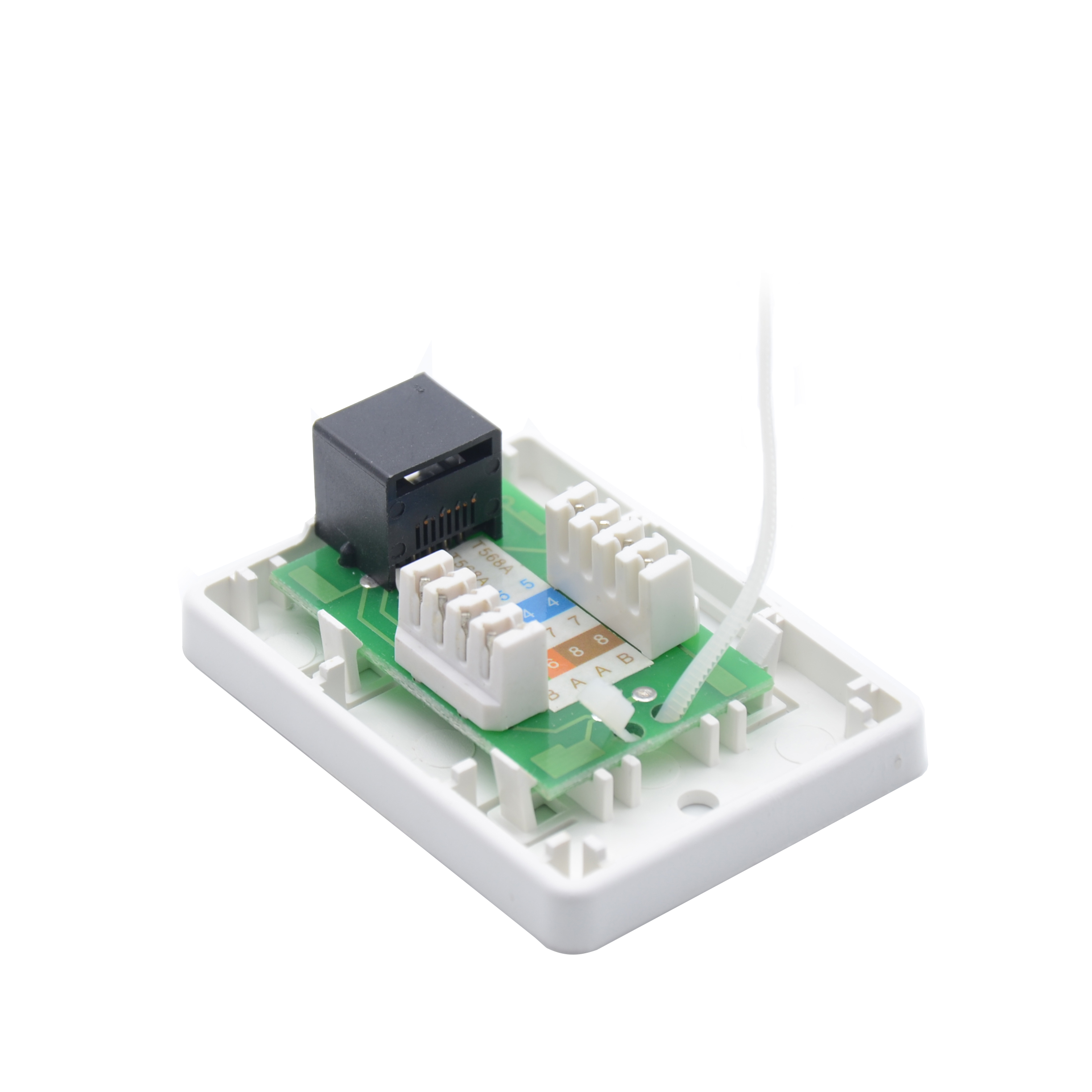 MT-5825 1 Port RJ45 Wall Outlet Single Port RJ45 Surface Mount Box CAT ...