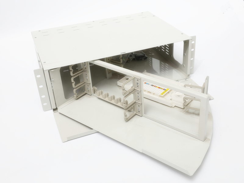 MT-1102 Fiber Distribution Unit Patch Panel Box with Fan Out Cord 48 ...